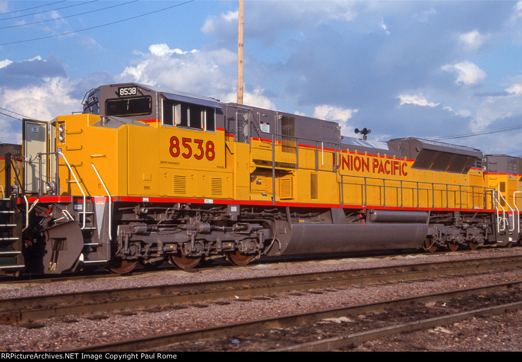 UP 8538, EMD SD90MAC-H2, New at Proviso Yard
